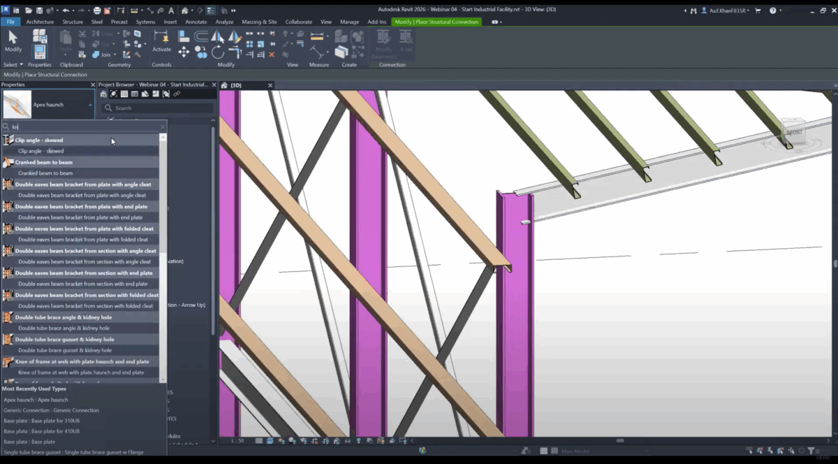 Steel Connections in Revit Structure - Civil Survey Solutions